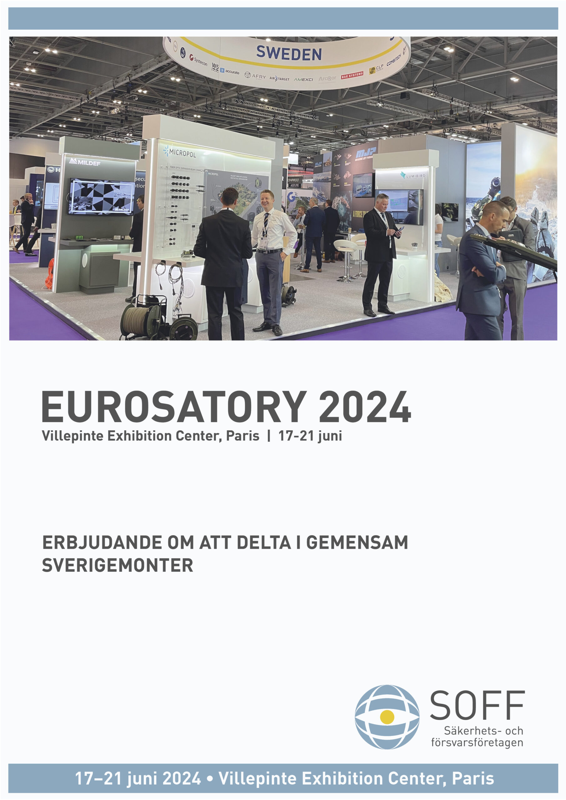 Eurosatory 2024 - gemensam monter - SOFF